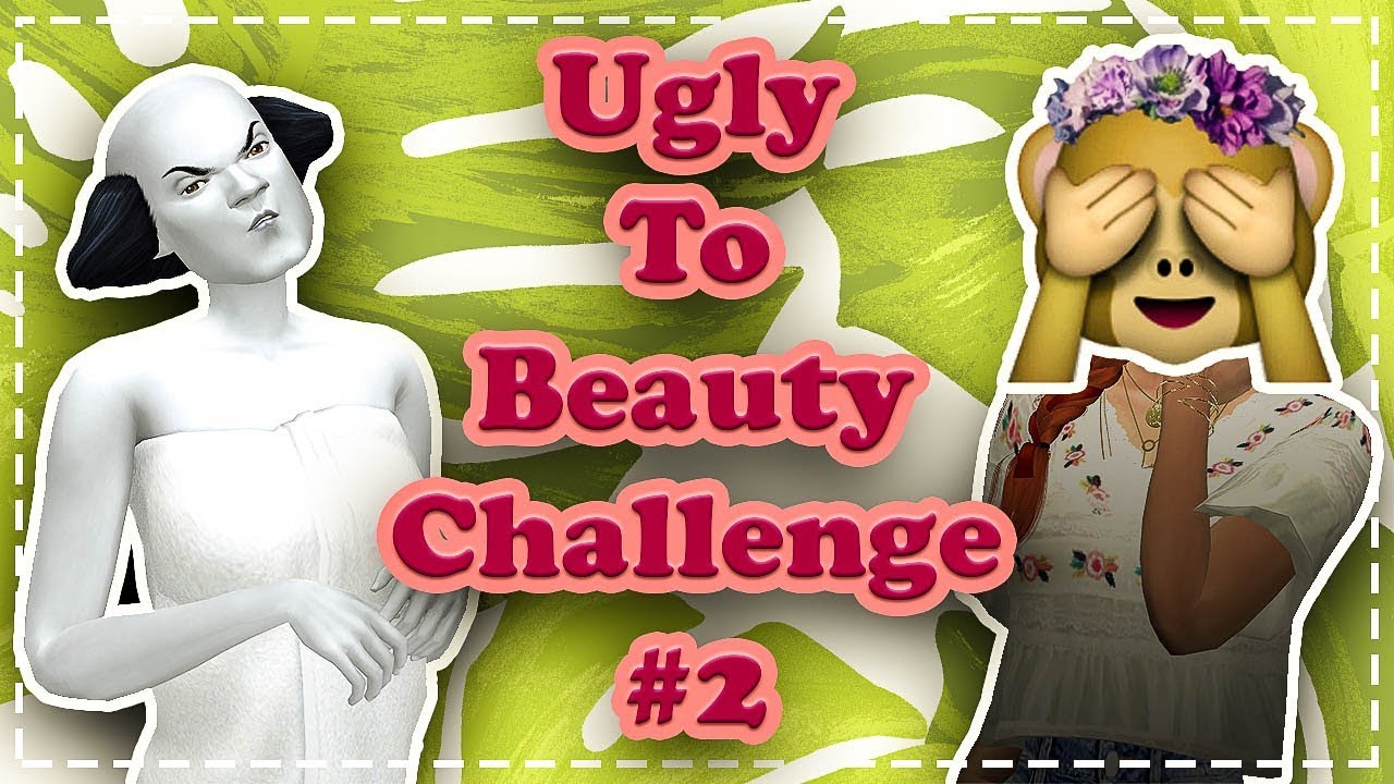 Ugly to Beauty Challenge #2 - CAS - The Sims 4 - YouTube