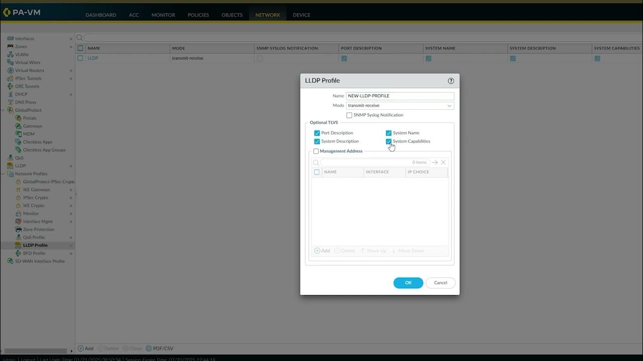 How to Enable LLDP on Interface on Palo Alto Firewall - YouTube
