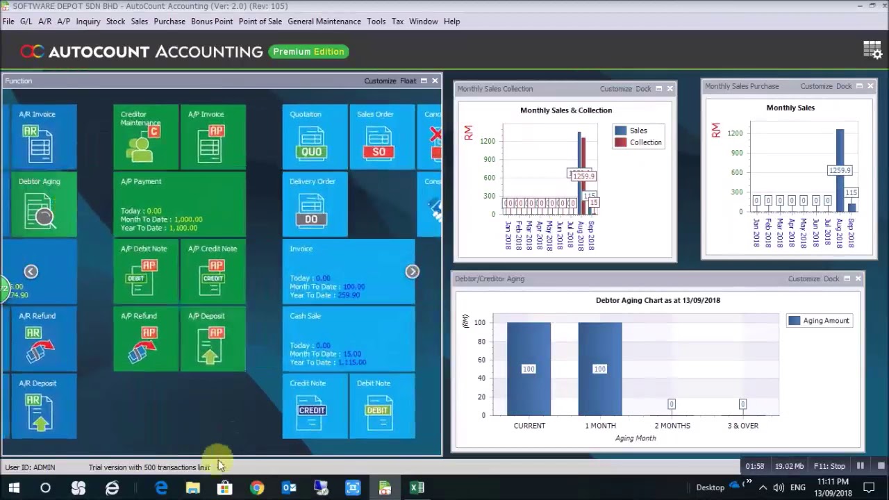 🚀AutoCount Version 2.0 - Faster way Home Screen Customization - YouTube