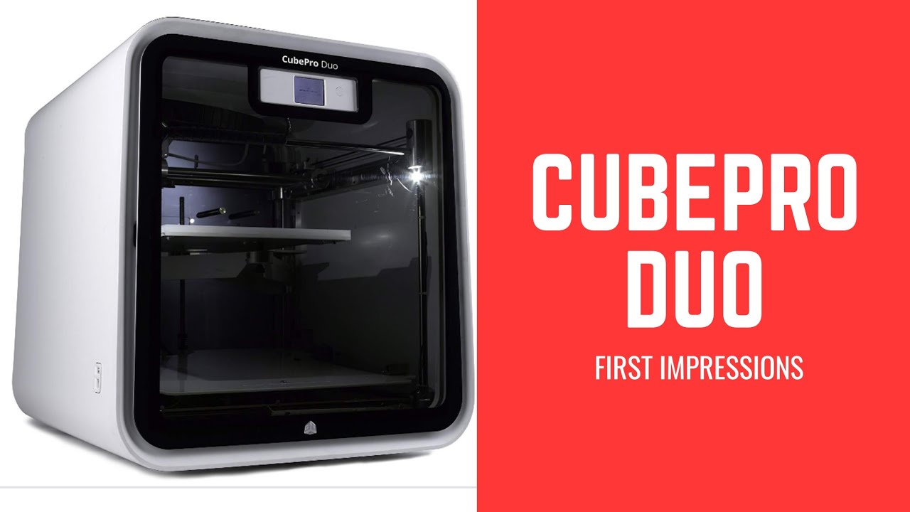 Review Of CubePro Duo 2018 - YouTube