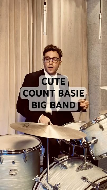 Cute - Count Basie Big Band #orchestra #jazz #drumsolo #brushes #drums ...