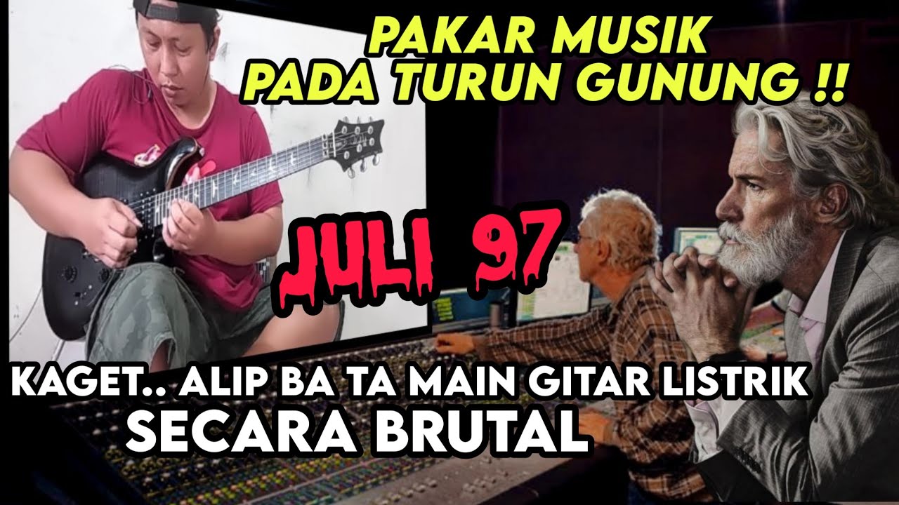 SAMPE JANTUNGAN ‼️ MUSISI DUNIA KAGET ALIP BA TA MAIN GITAR LISTRIK ...