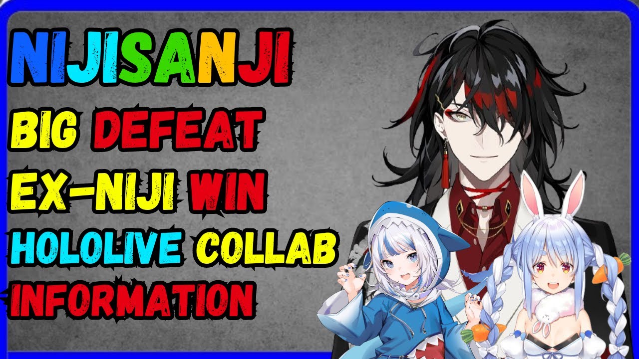 Nijisanji big defeat numbers, hololive collab info - YouTube