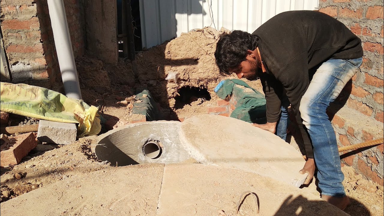 readymade septic tank system. - YouTube