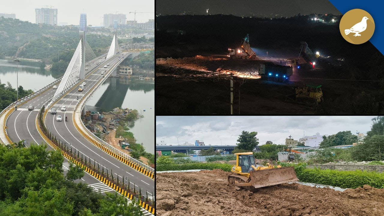 Hyderabad: New cable bridge construction work begins at Mir Alam Tank ...