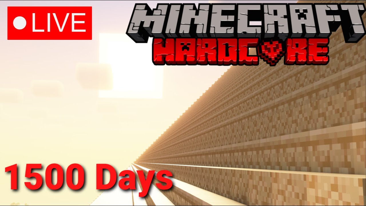 I BUILD BIG THINGS IN HARDCORE MINECRAFT 1500 days! - YouTube
