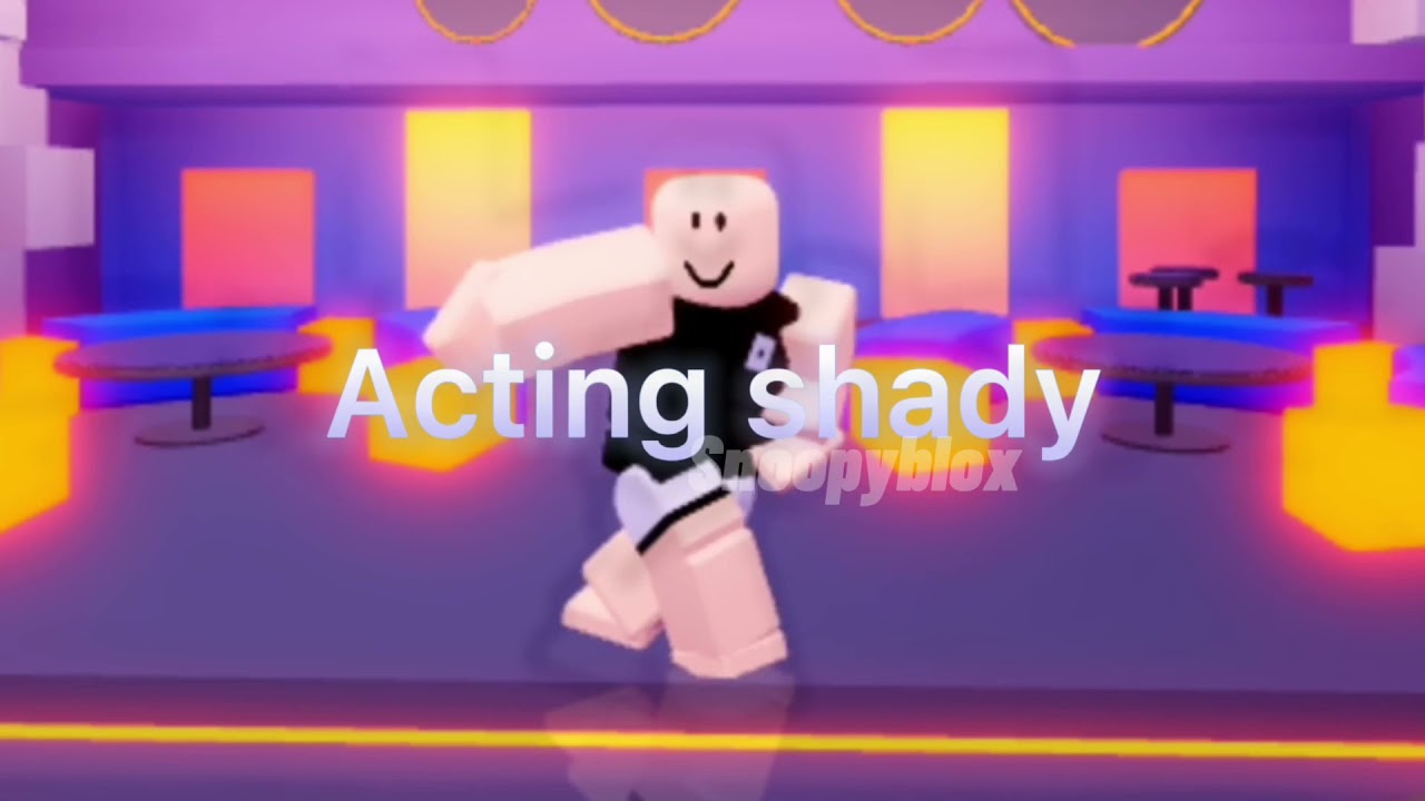 Acting shady - YouTube