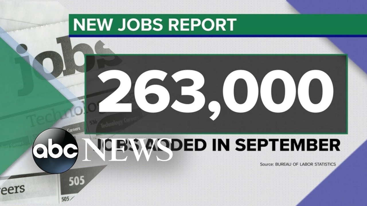 New jobs report shows growth in September, unemployment drops from ...