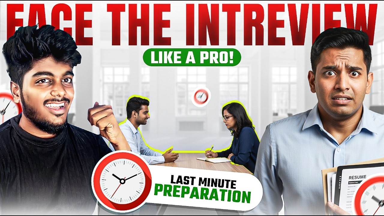 How to prepare for a job interview in last minute 😨 | Tips & Tricks 🔥 ...