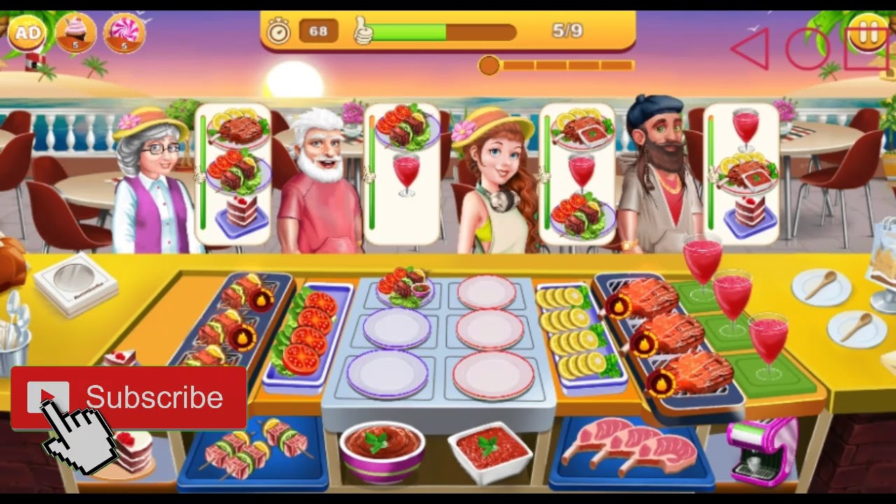 Cooking Star Crazy Kitchen Restaurant (Level 5-6) - Android Games - YouTube