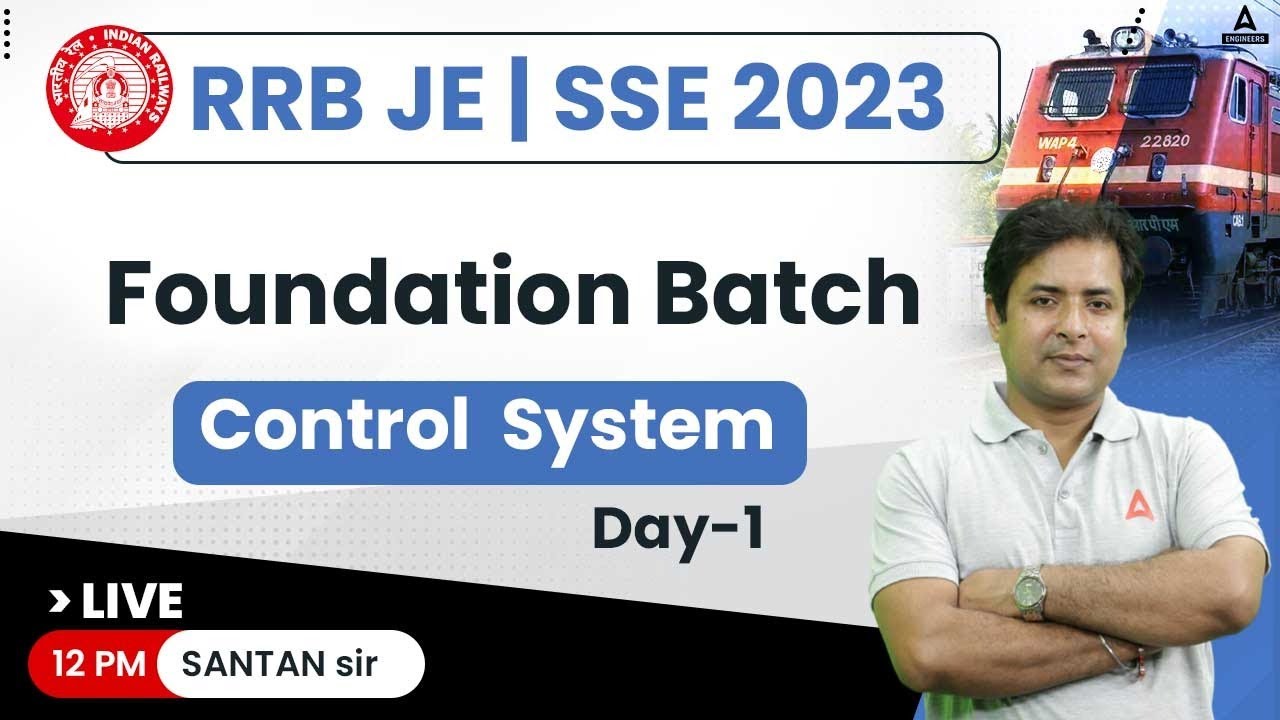 RRB JE/SSE 2023 | RRB JE/SSE Electrical & Electronics Classes | Control ...