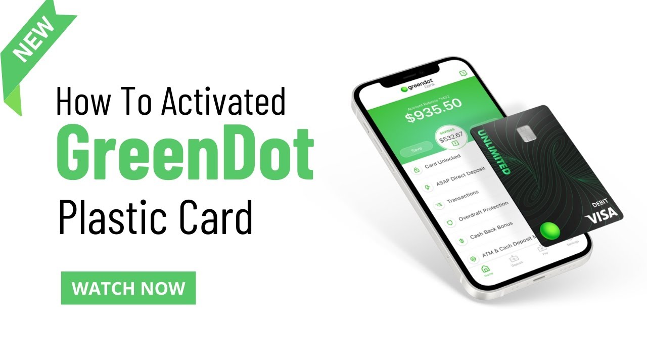 How to Activated GreenDot Plastic Physical Card 2024 | Visa Card 2024 ...