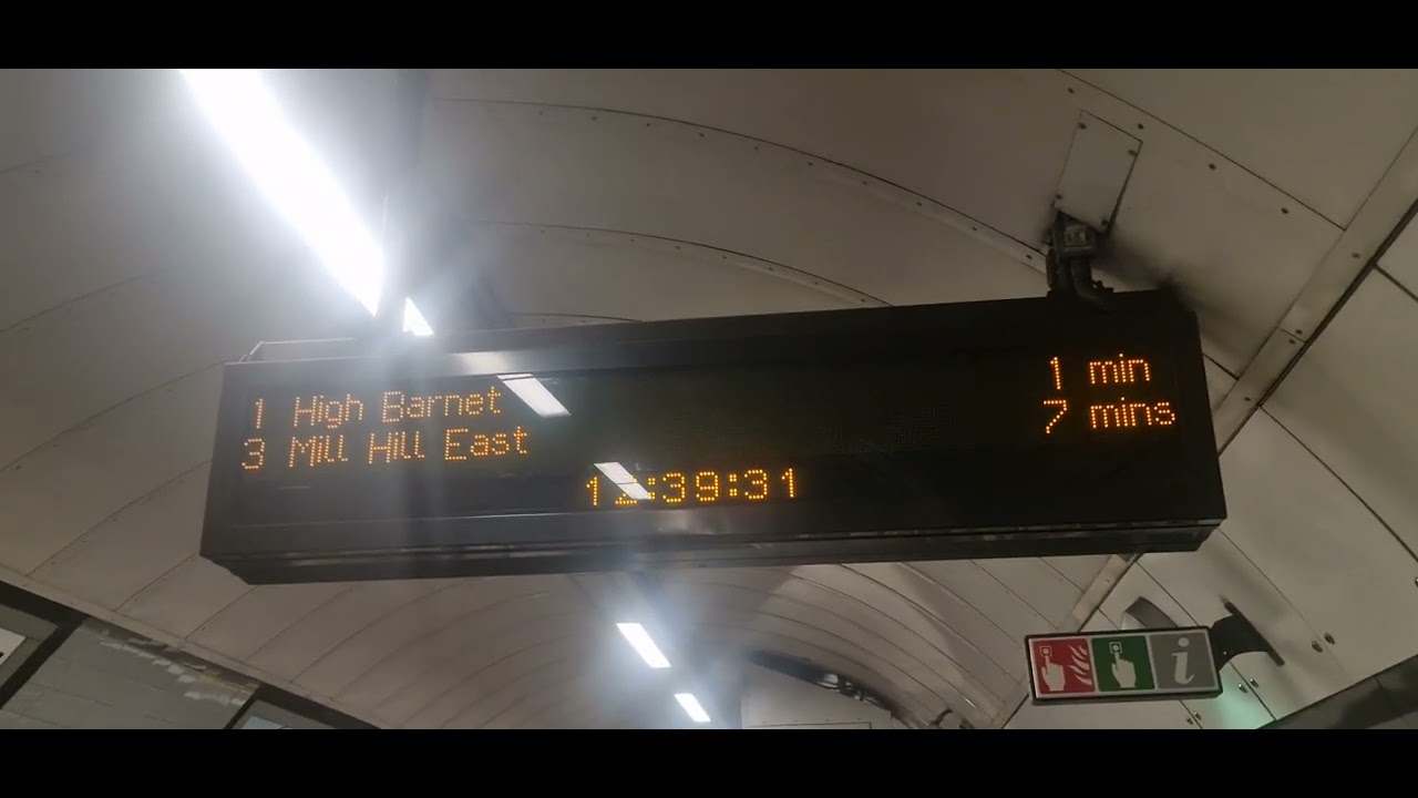 Elinor Hamilton Annouces The Northern Line Train To High Barnet At ...