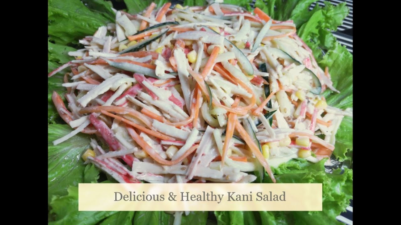 Kani Salad Perfect Side Dish or Appetizer - YouTube