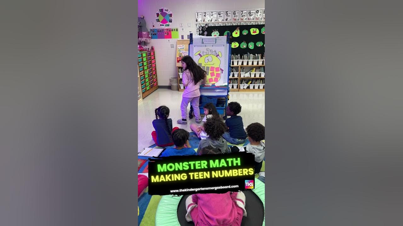 Kindergarten Math Lesson: Making Teen Numbers - YouTube