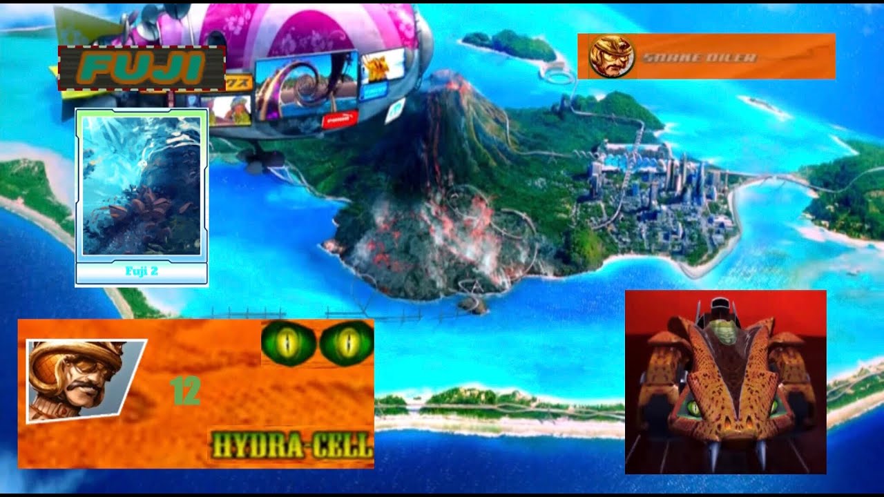 Speed Racer The Videogame (DS) Snake Oiler On Fuji Helexicon 2 - YouTube