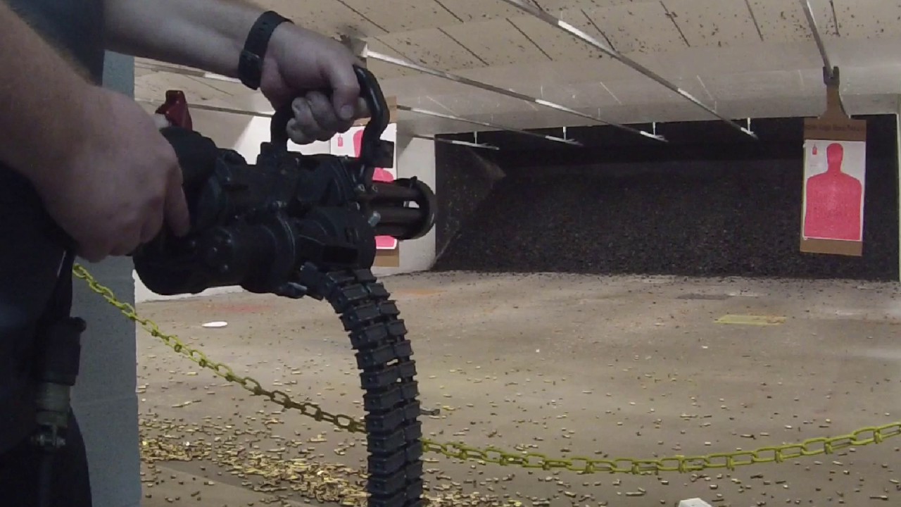XM556 Microgun (100 rounds burst) 5.56mm - YouTube