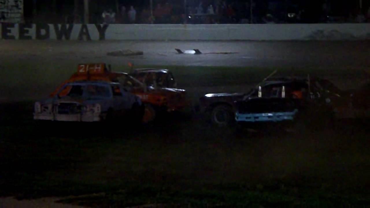 Demolition Derby - Part 1 - New Paris Speedway - Night of Destruction ...