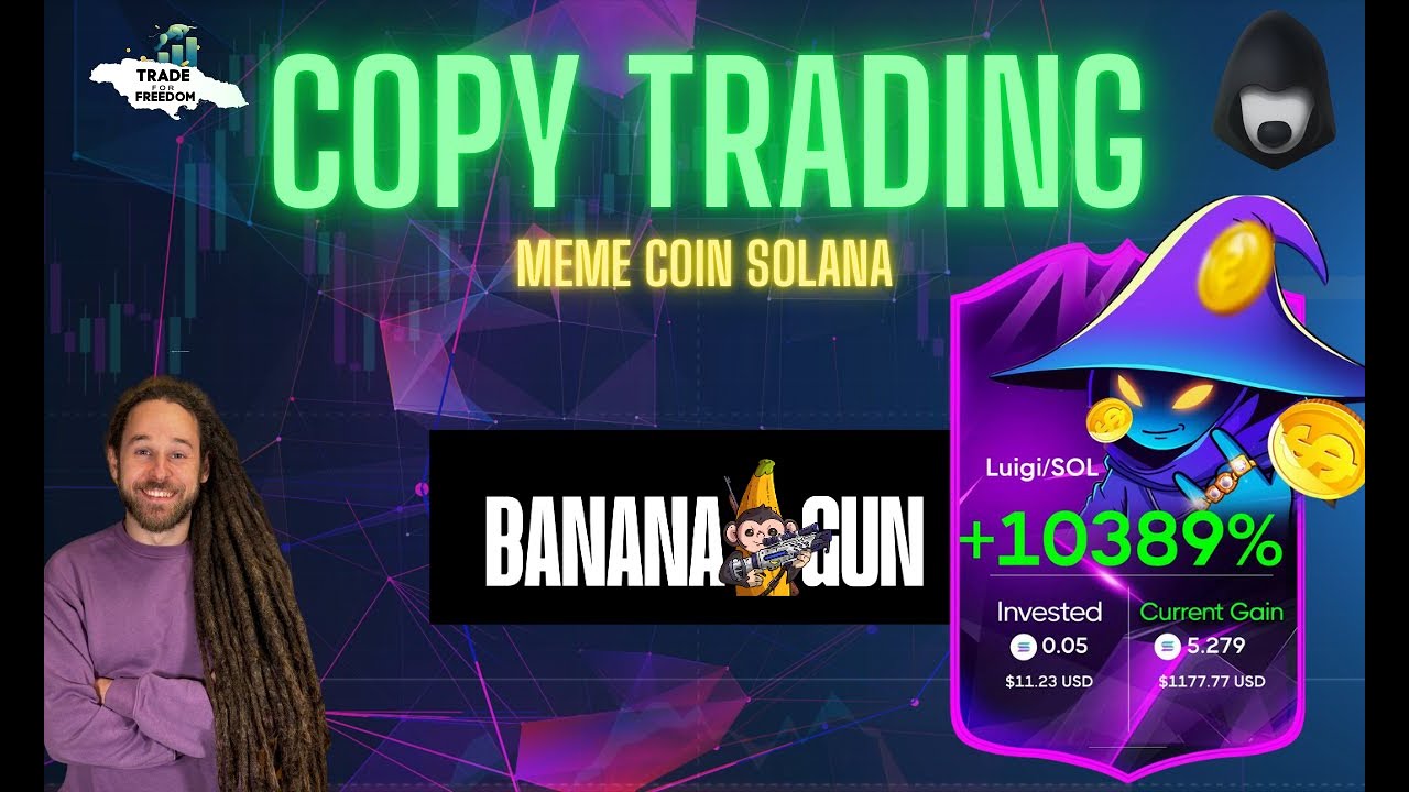Banana Gun Sniper Bot Telegram [Tutorial Italiano] copy trading solana ...
