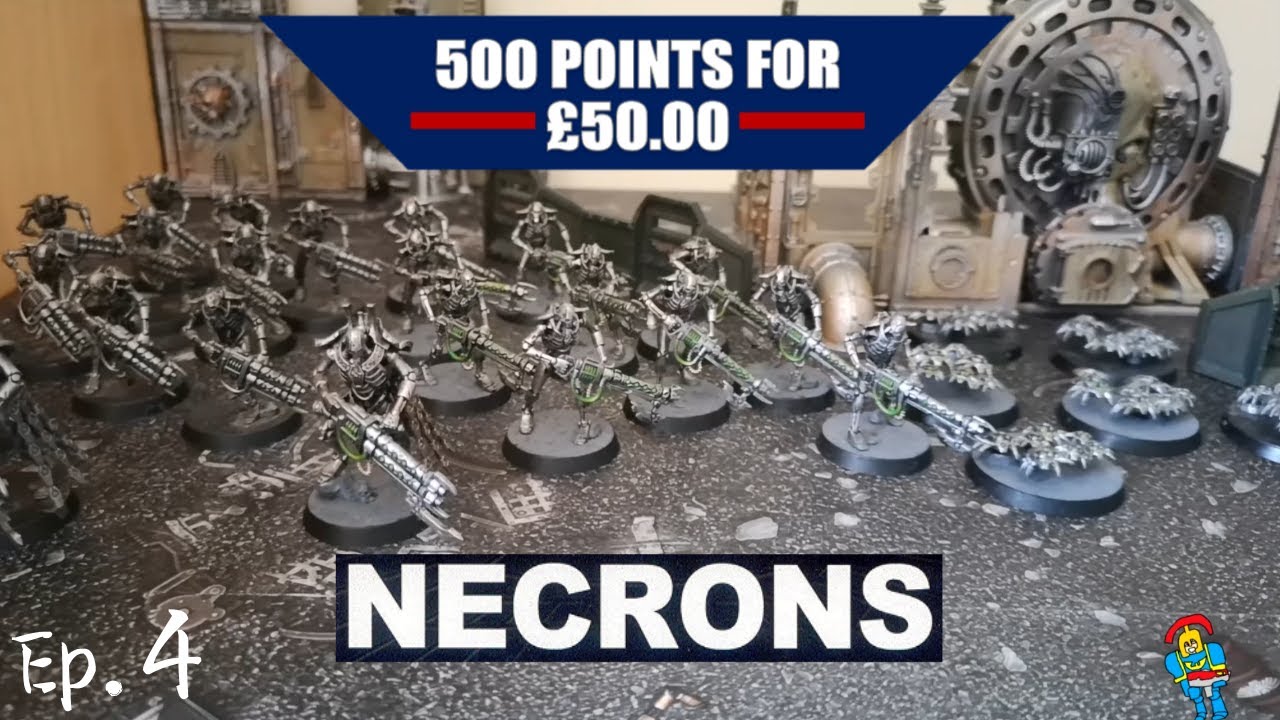 Finding a Cheap Necron 500 Point list for less than £45! - YouTube