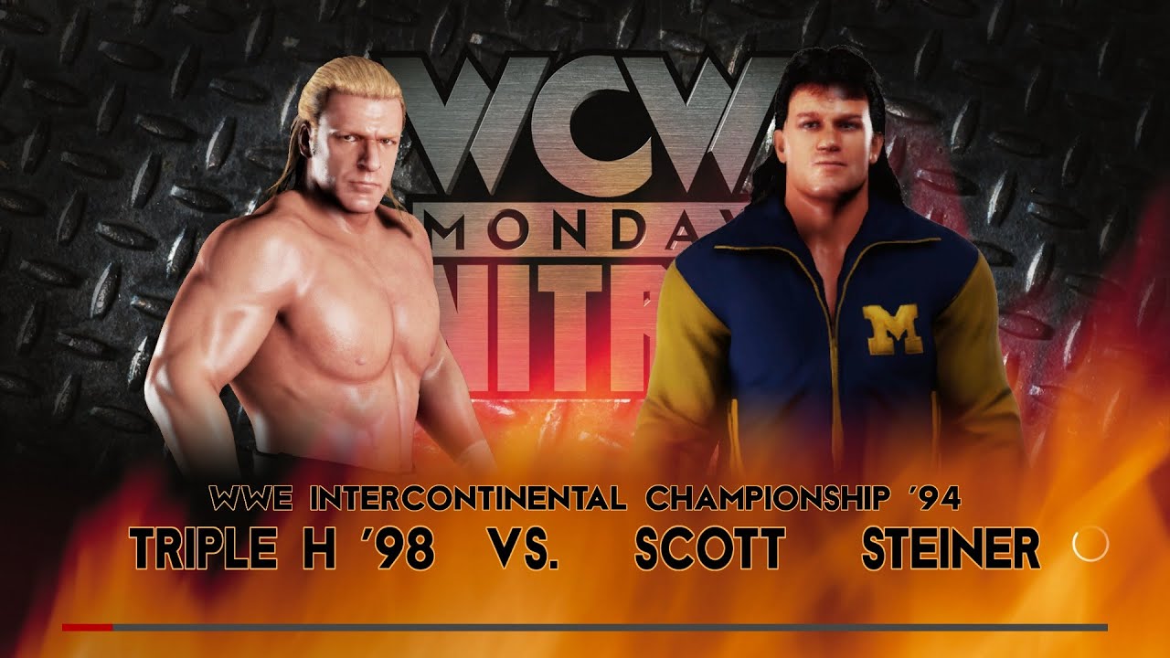 Hunter Hearst Hemsley vs Scott Steiner (wcw retro) WWE 2K18 DREAM MATCH ...