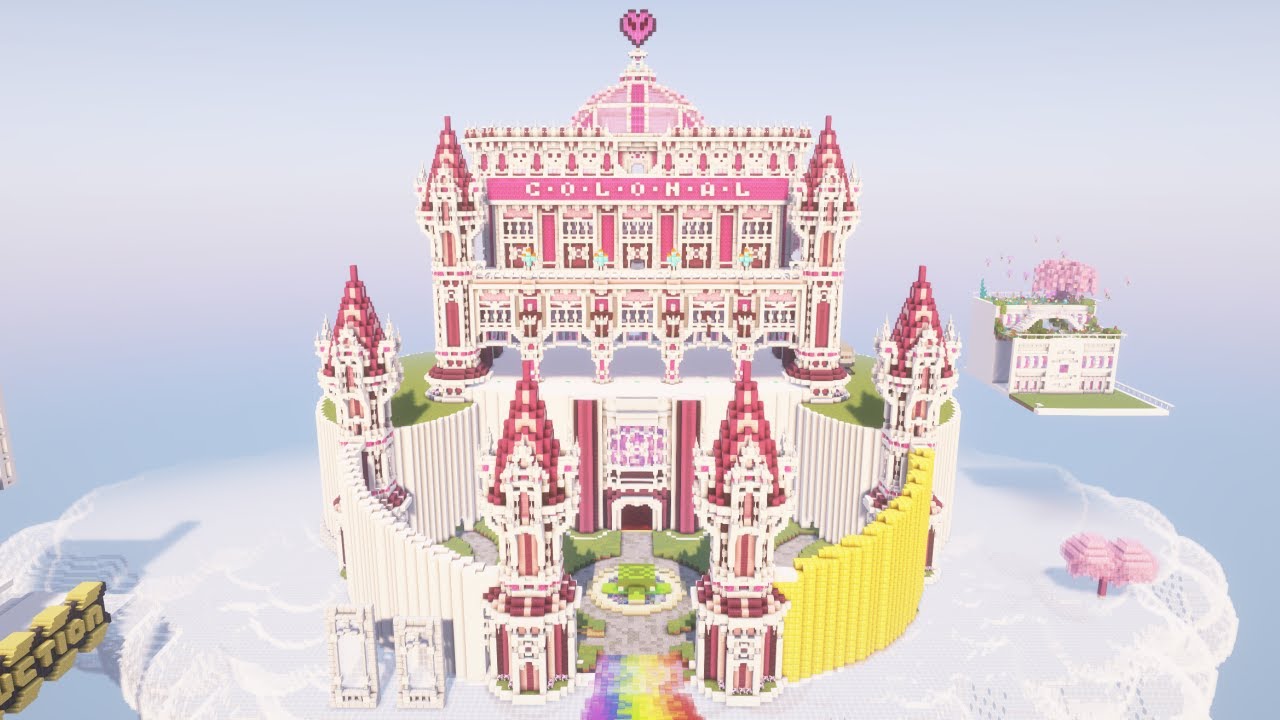 Creative Castle Build! Part 5 | Colonal World Tour Server - YouTube