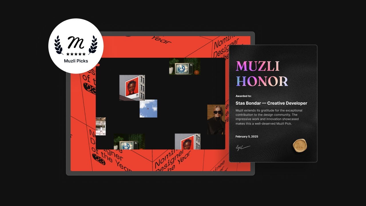 🎖️ Muzli Picked on February 5, 2025 - Stas Bondar — Creative Developer - YouTube