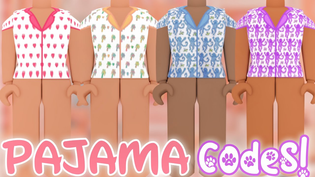 aesthetic roblox pajamas! *WITH CODES + LINKS* - YouTube