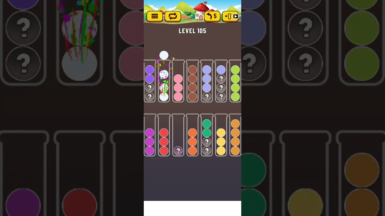 Ball Sort Puzzle_level 105 #BallSortPuzzle - YouTube