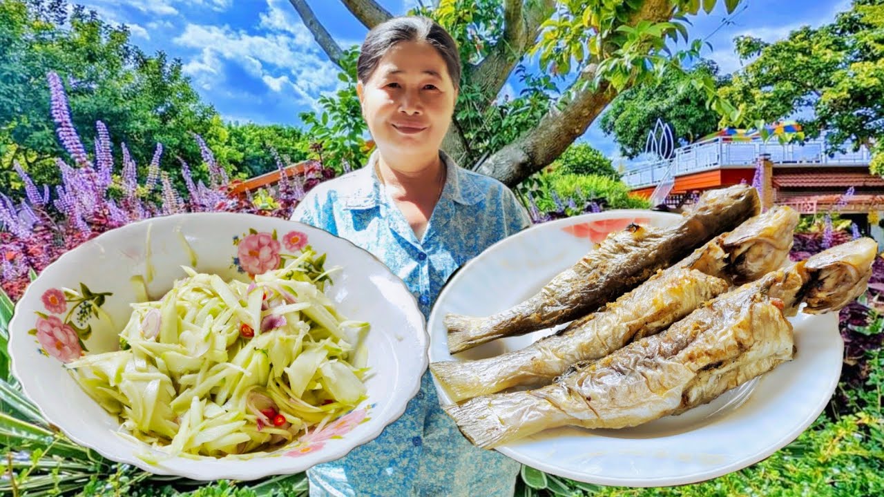 Grill fish with mango sauce recipe - YouTube