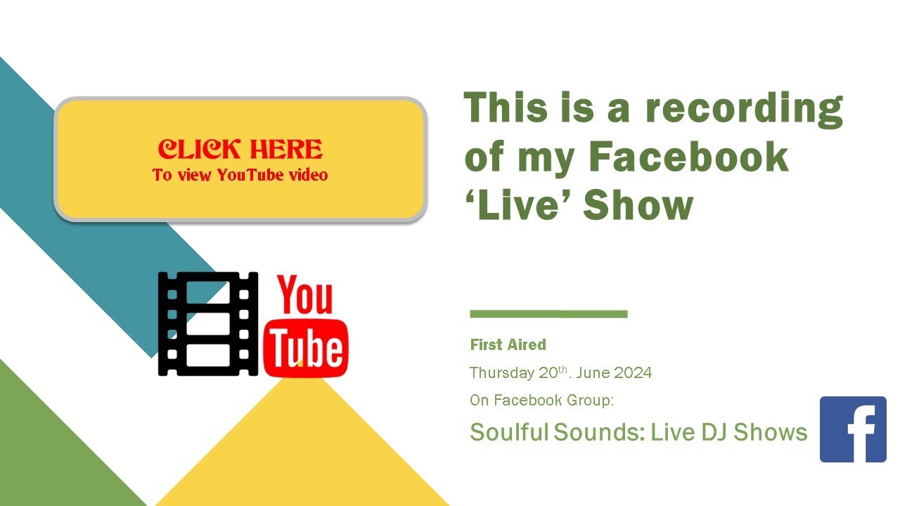 'Live' Thursday night Facebook show - YouTube