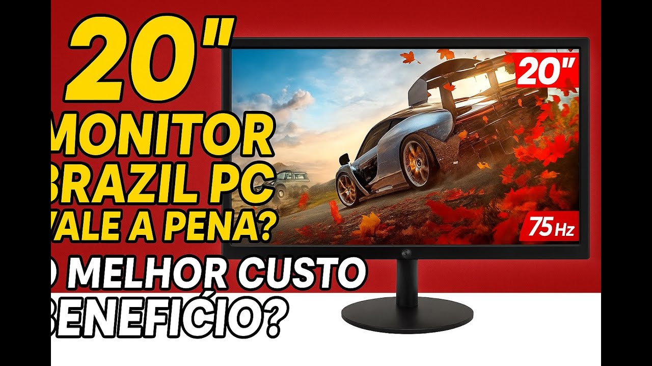 Monitor Brazil PC LED 20" - BPC-20WR 75Hz - YouTube