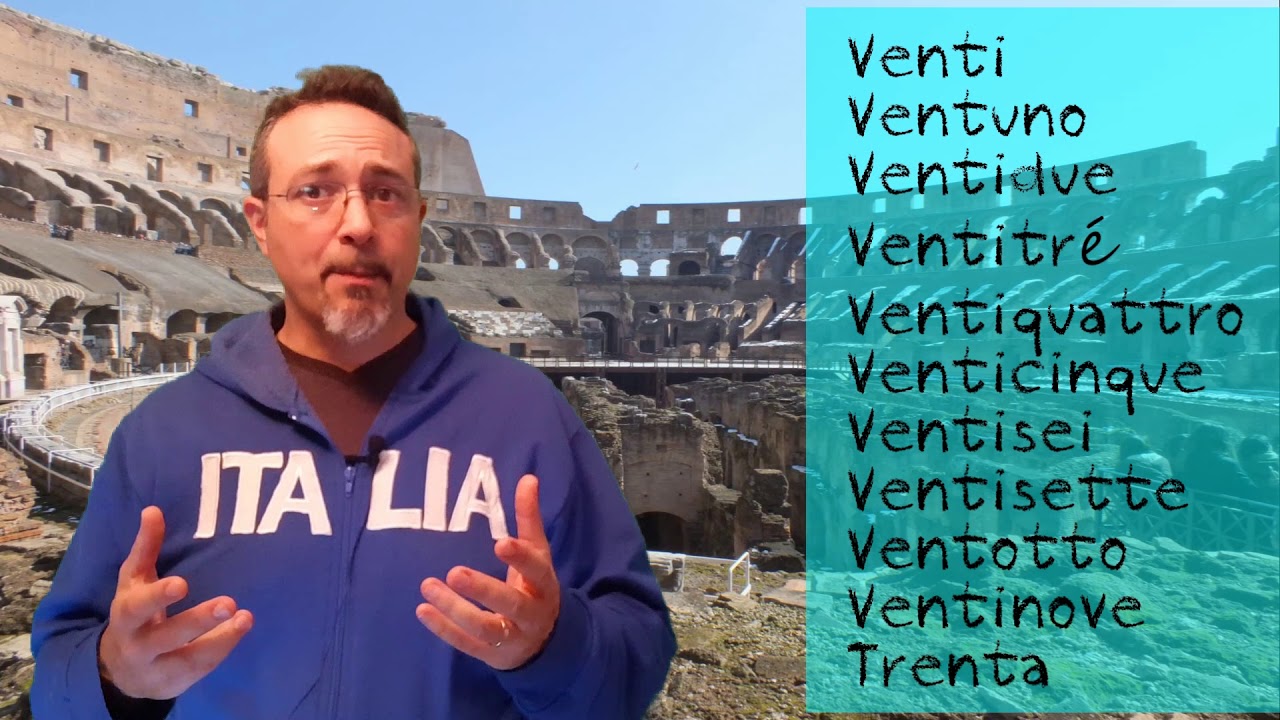 Contare in italiano... a partire da 20 - Compter en italien à partir de ...