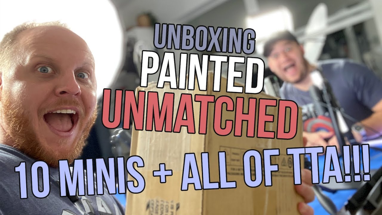 Painted Unmatched Unboxing! (10 Minis + TTA!!!) - YouTube