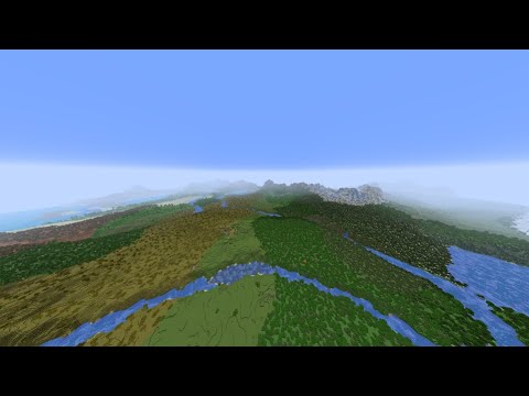 flying with 100 chunk + render distance minecraft - YouTube