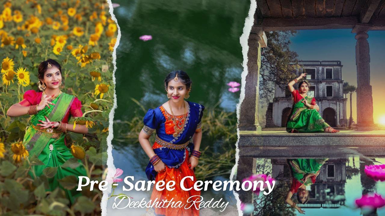 Deekshitha Reddy Pre Saree Ceremony Teaser 2024 || Studios3Photography - YouTube