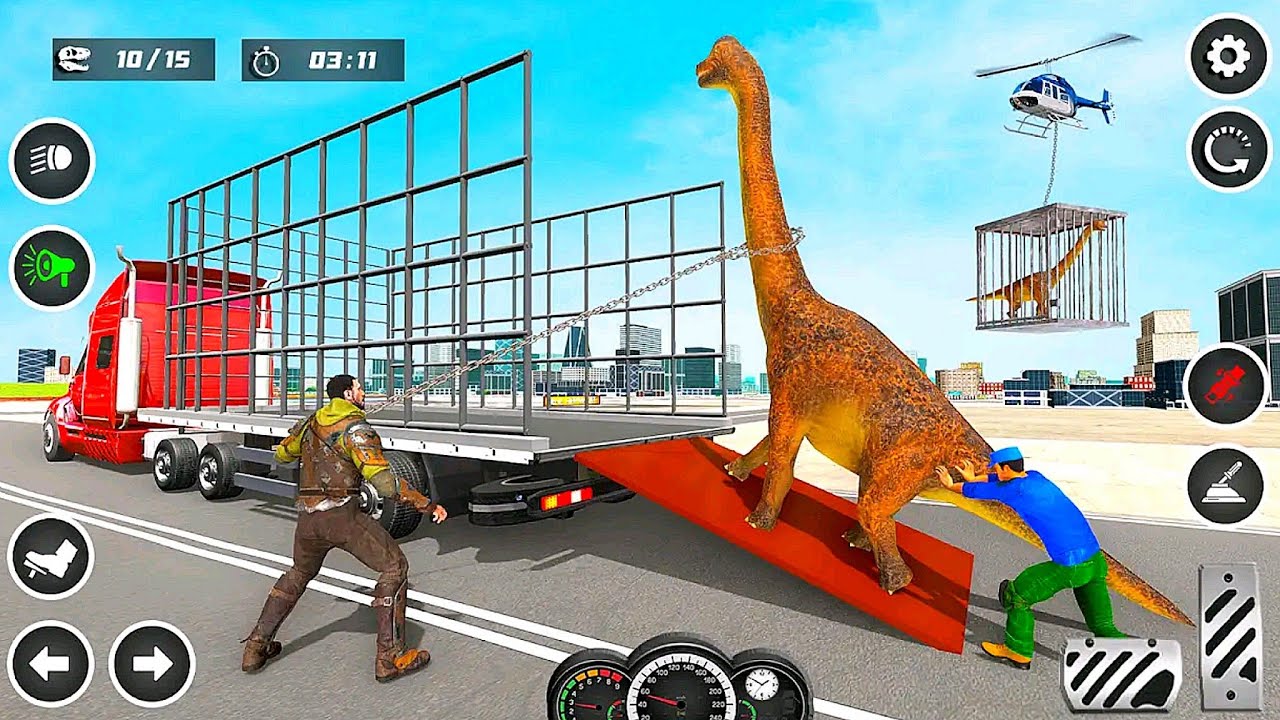 Transport and Rescue Dinosaur Truck Simulator Game 2025 - Android ...