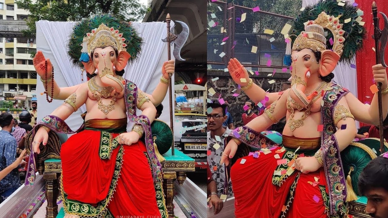 Ambewadi Cha Raja 2021 | आंबेवाडी चा राजा | Mumbai Ganeshtav 2021 ...