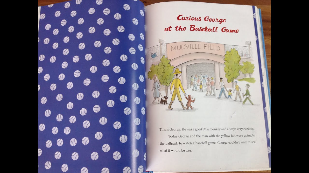 Curious George at the Baseball Game Read Aloud - YouTube