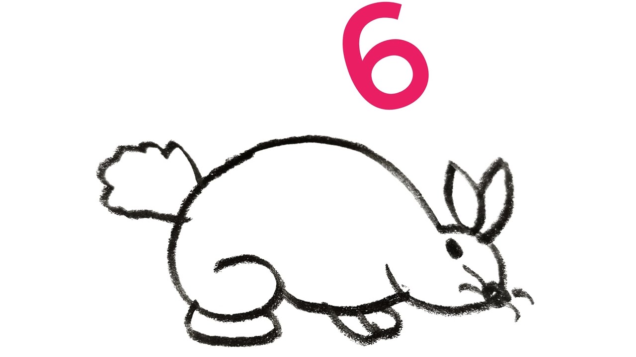 Drawing tricks for kids. Drawing with number 6. #easydrawing - YouTube