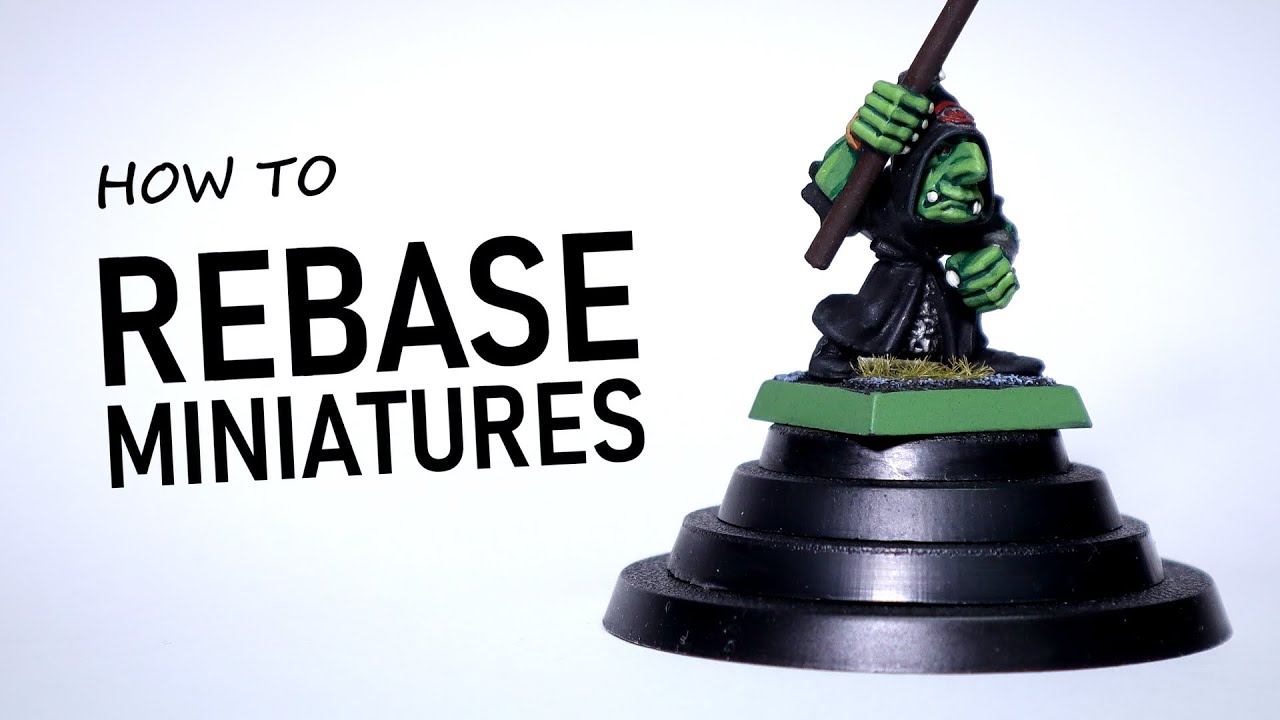How To REBASE Warhammer Miniatures, Super Easy! - YouTube