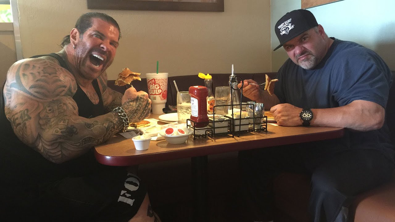 PANCAKE EATING CONTEST - BIG J - AFTER KILLIN BACK - 200lb DUMBELL ...