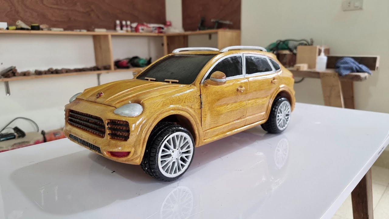 Wood carving - Porsche Cayenne S supercar - The art of wood carving ...