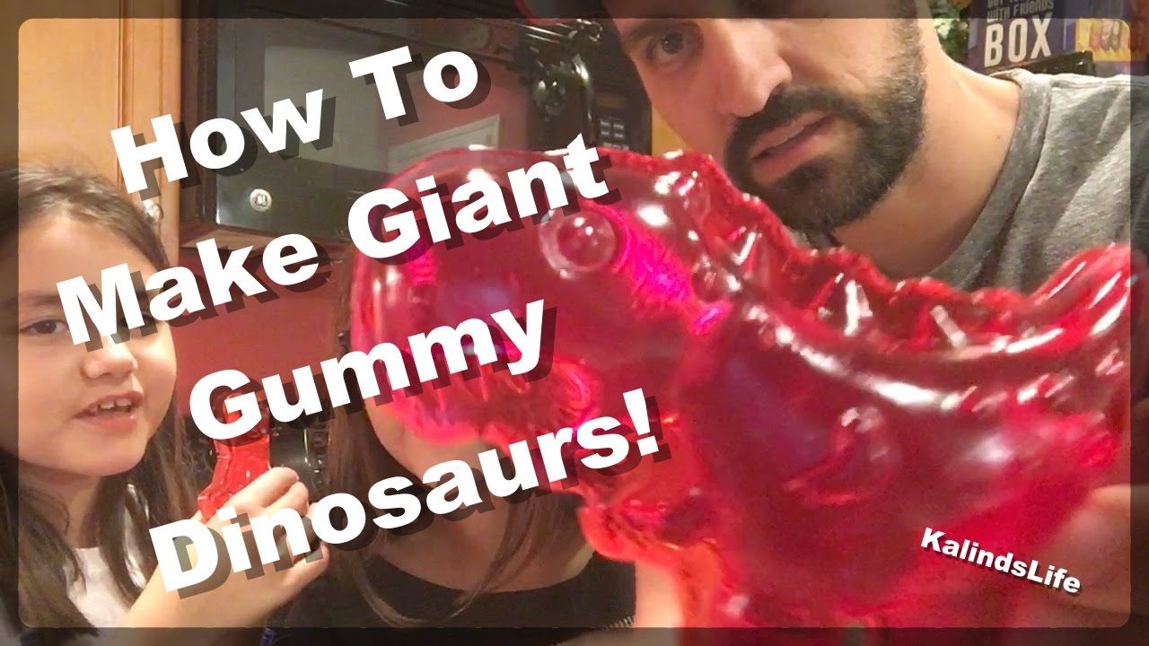 Learn How To Make Giant Gummy Dinosaur Candy Youtube