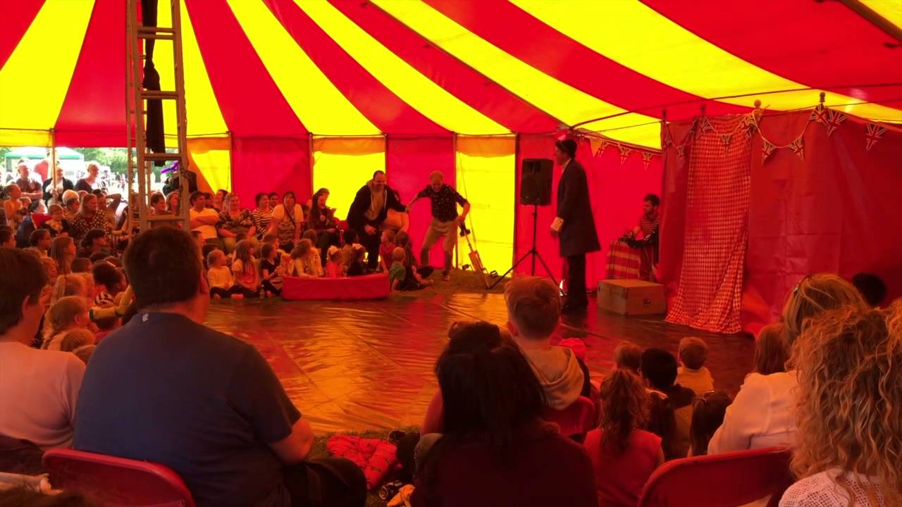 Lucas Jet Circus Bike and Unicycle Comedy in Bigtopmania Circus - YouTube