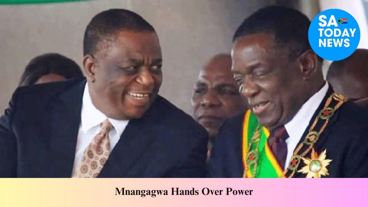 Mnangagwa Hands Over Power - YouTube
