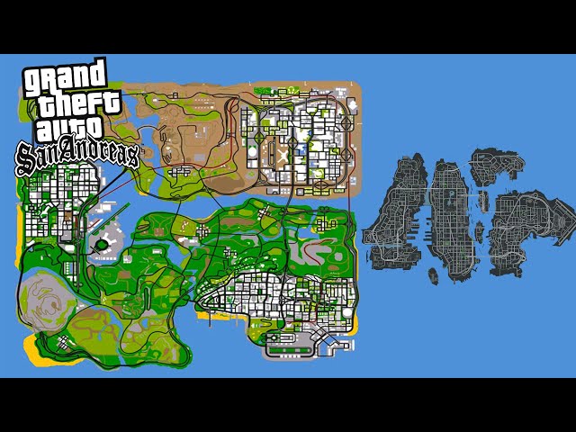 Map Of Gta Sa Mobile For Gta San Andreas