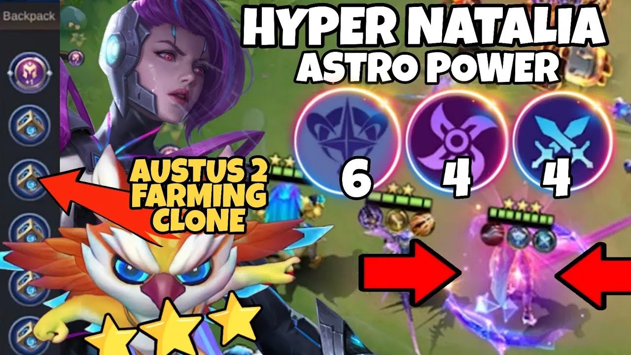 PERFECT COMBO NATALIA BINTANG 3 6 ASTRO 4 ASSASSIN 4 SWORDMAN ! MAGIC ...