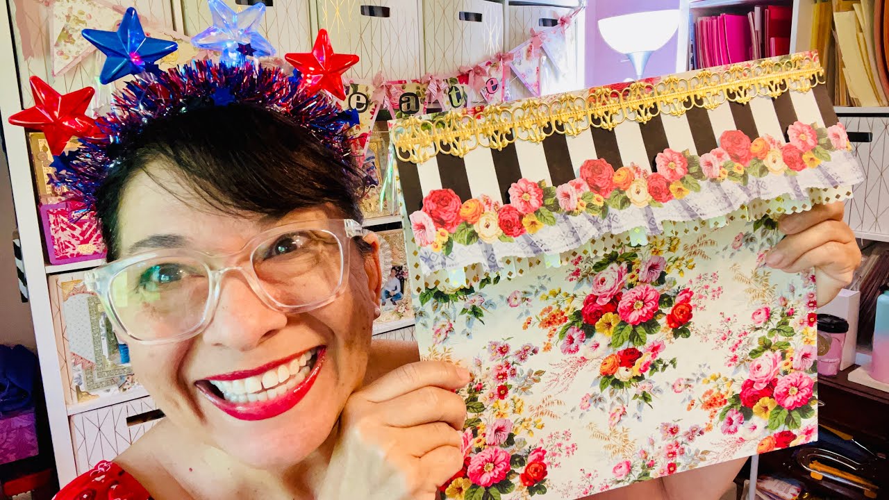 Anna Griffin Annalise LIVE Part 2: Valance Ruffles Boarders Gut the ...