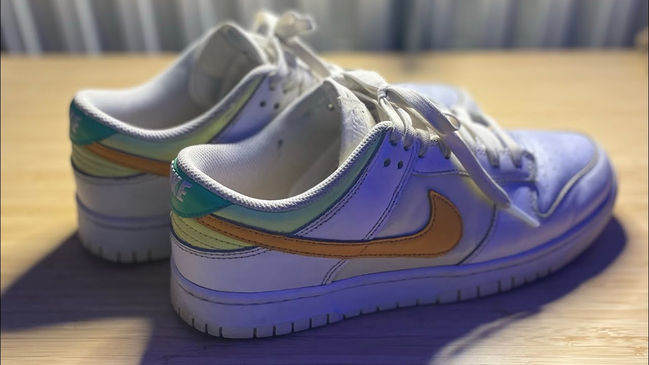 Cleaning Nike dunk lows! - YouTube